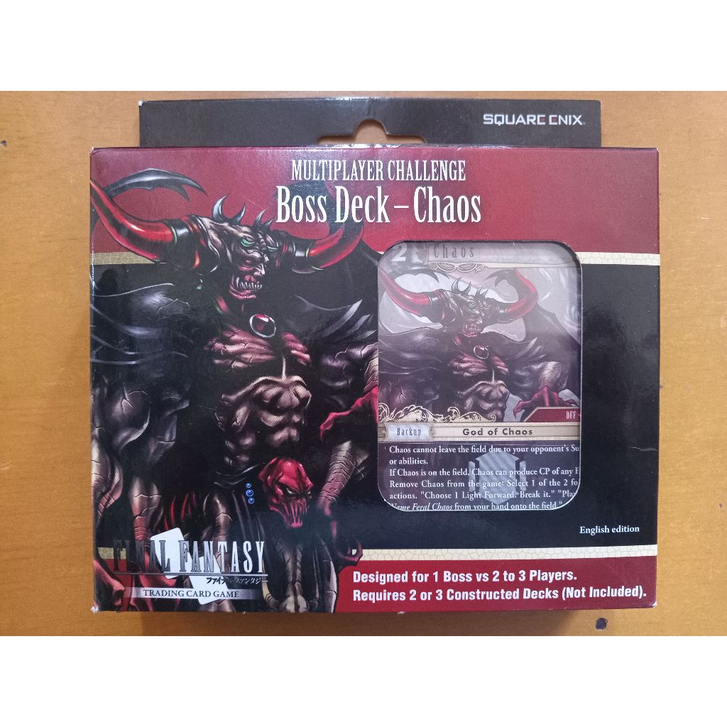 FF Final Fantasy TCG Boss Deck Chaos Multiplayer Challenge English ...