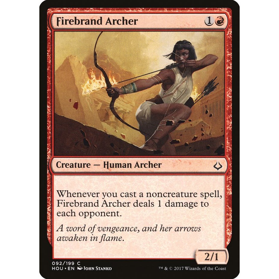 Firebrand Archer - Hour of Devastation (HOU) card | Shopee Philippines