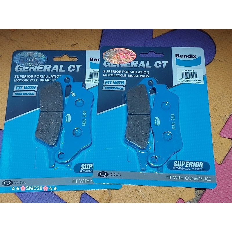 Suzuki front Brake pad For Raider 150 carb / Fi Bendix Brand For suzuki ...