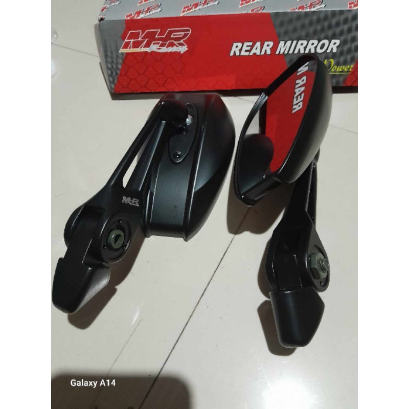 MHR universal side mirror adjustable (clear lens) | Shopee Philippines