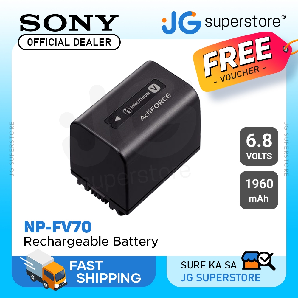 Sony NP-FV70 V-Seires Battery 6.8V 1960mAh for Sony Handycam Camcorder and Other Sony Video ...