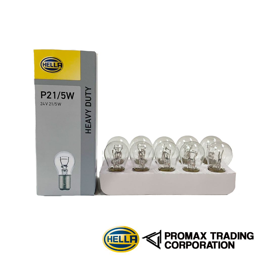 Hella P21 / 5W 12V 24V Double Contact Bulb Tail Light Signal Light bulb ...