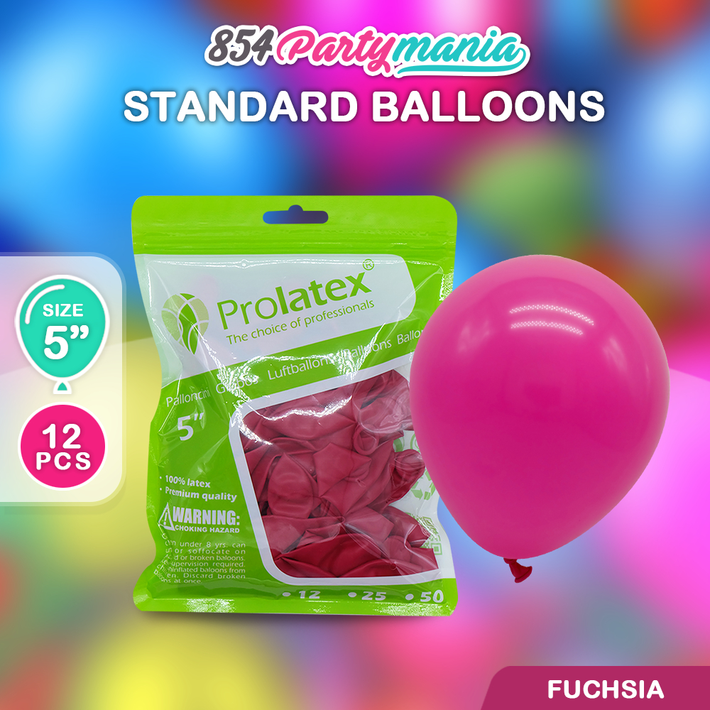 Size 5 Inch Prolatex Balloons Standard Color 12pcs per pack for ...