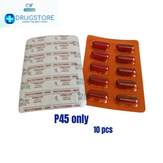 FORALIVIT - Multivitamins+Iron (FERROUS+FOLIC+VITAMIN B-COM CAP) 10'S ...