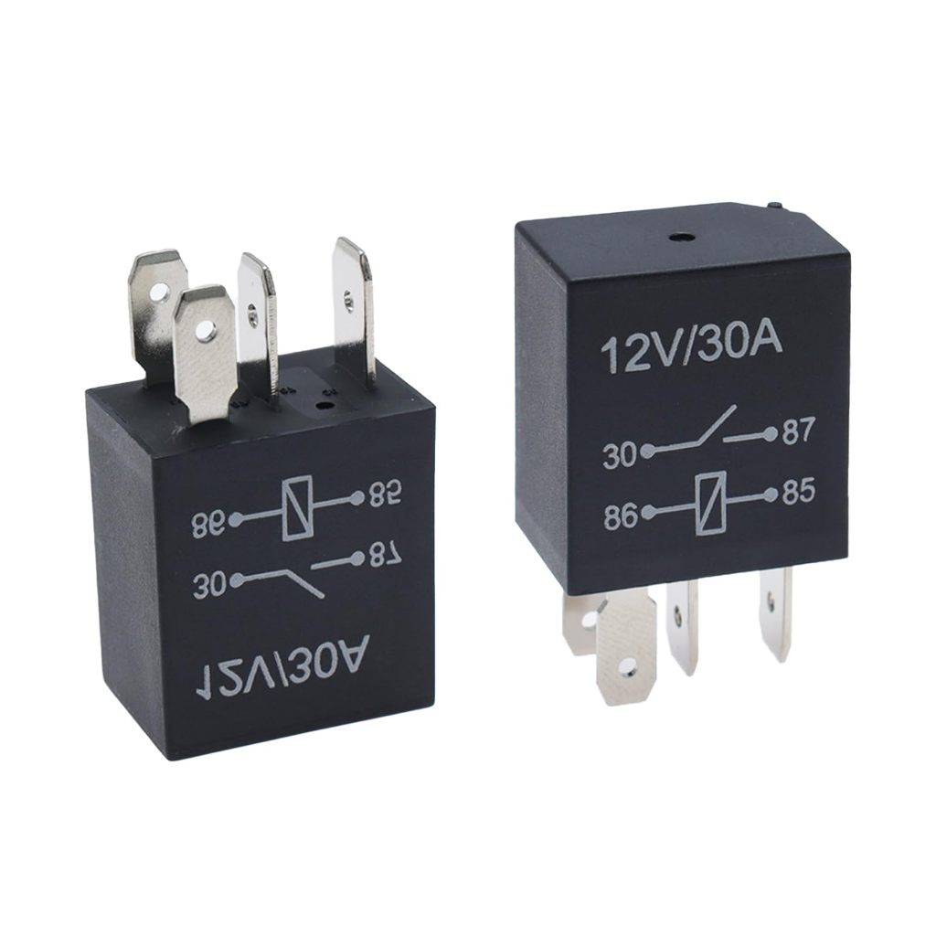 Automotive Relay 4/5 PIN Relay Multi-Purpose Automotive Starter Relay ...