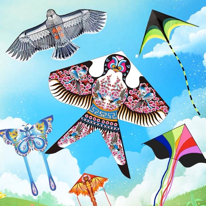 All kinds of cartoon animals easy to fly kites added 30 meters kite ...