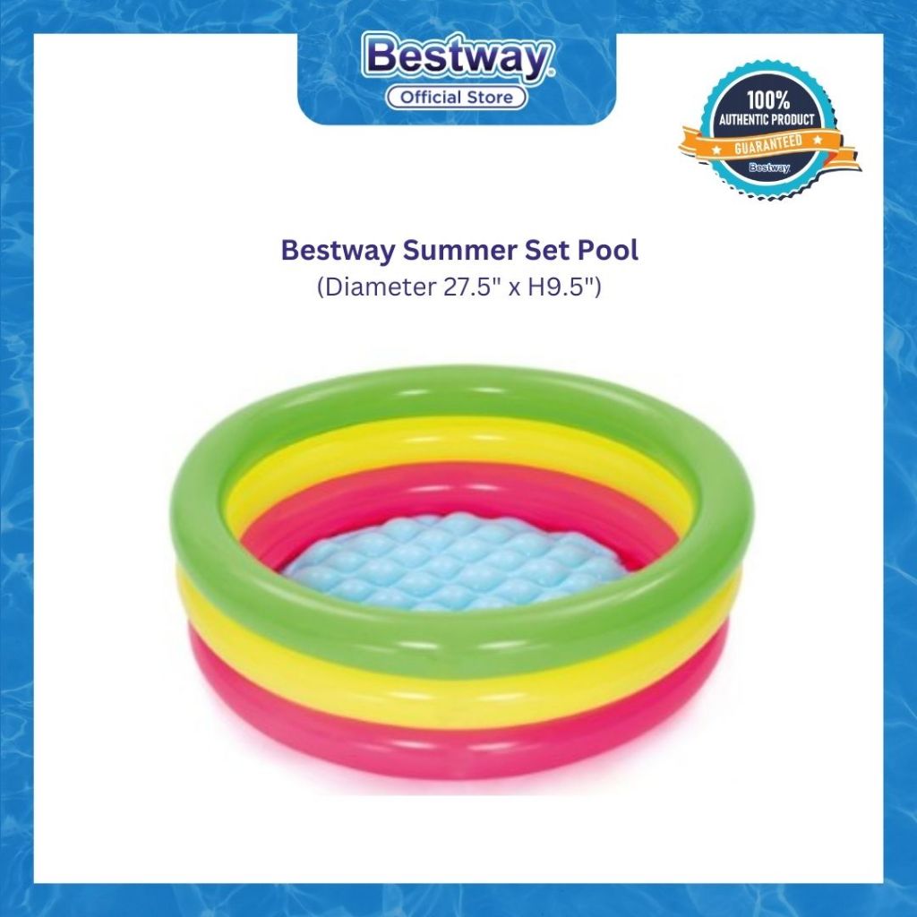 Bestway Summer Set Pool (Diameter 27.5" x H9.5") | Shopee Philippines
