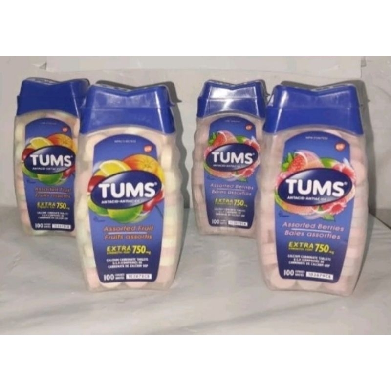 TUMS Calcium Carbonate 100 count | Shopee Philippines