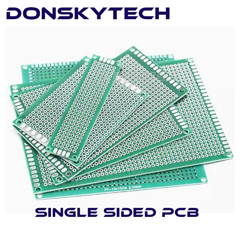 Single Sided PCB Green FR4 Prototype Universal Board Experimental Plate ...