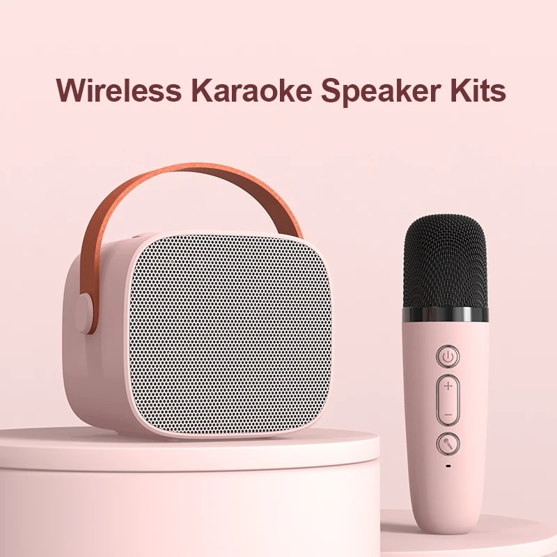 K1 Wireless Bluetooth Speaker with Mic Mini Portable Karaoke Speaker Multi-function | Shopee ...