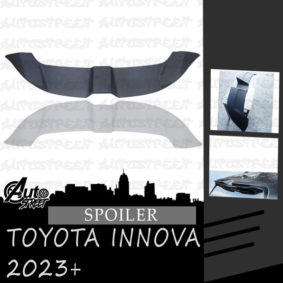 Toyota Innova 2023+ Rear Trunk Spoiler (Matte Black) | Shopee Philippines