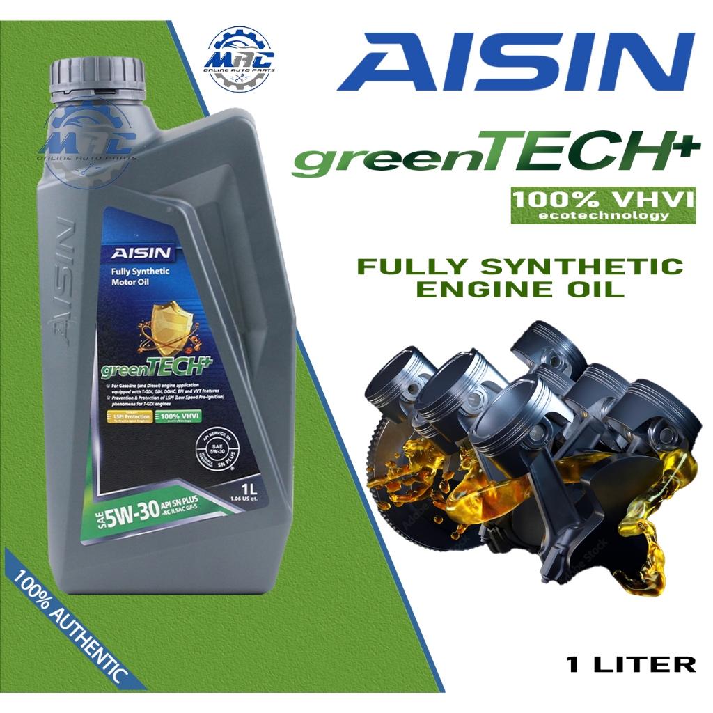 AISIN 5W30 Fully Synthetic Engine Oil 1 Liter motor oil | Shopee ...
