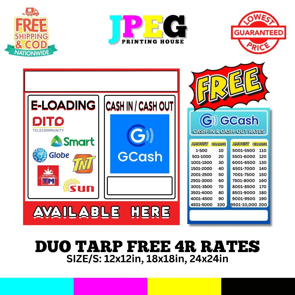 Duo Tarp Free Rates Eloading Tarp With Gcash Tarp With Box For Number
