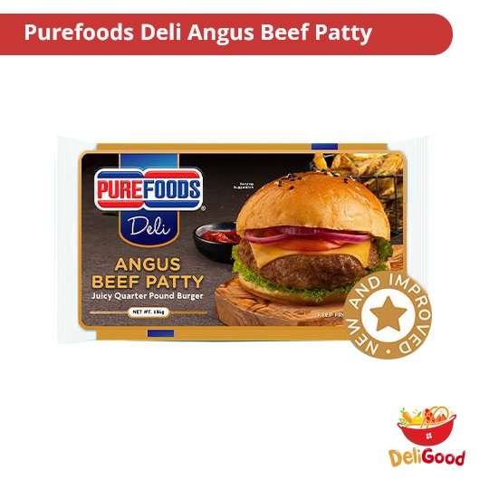 Purefoods Deli Angus Beef Patty Quarter Pounder 684g | Shopee Philippines
