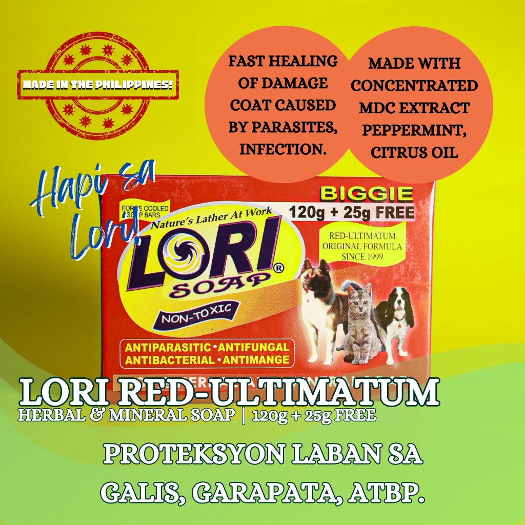 hypo allergenic dog Soap ( Lori ) Biggie 20G + 25G | Shopee Philippines