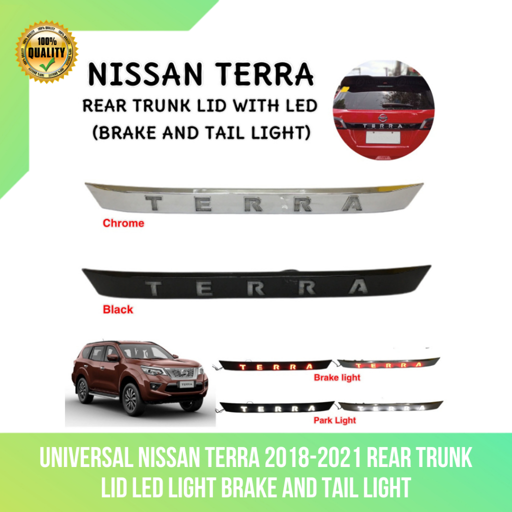 OC UNIVERSAL NISSAN TERRA REAR TRUNK LID LED LIGHT BRAKE AND TAIL LIGHT ...