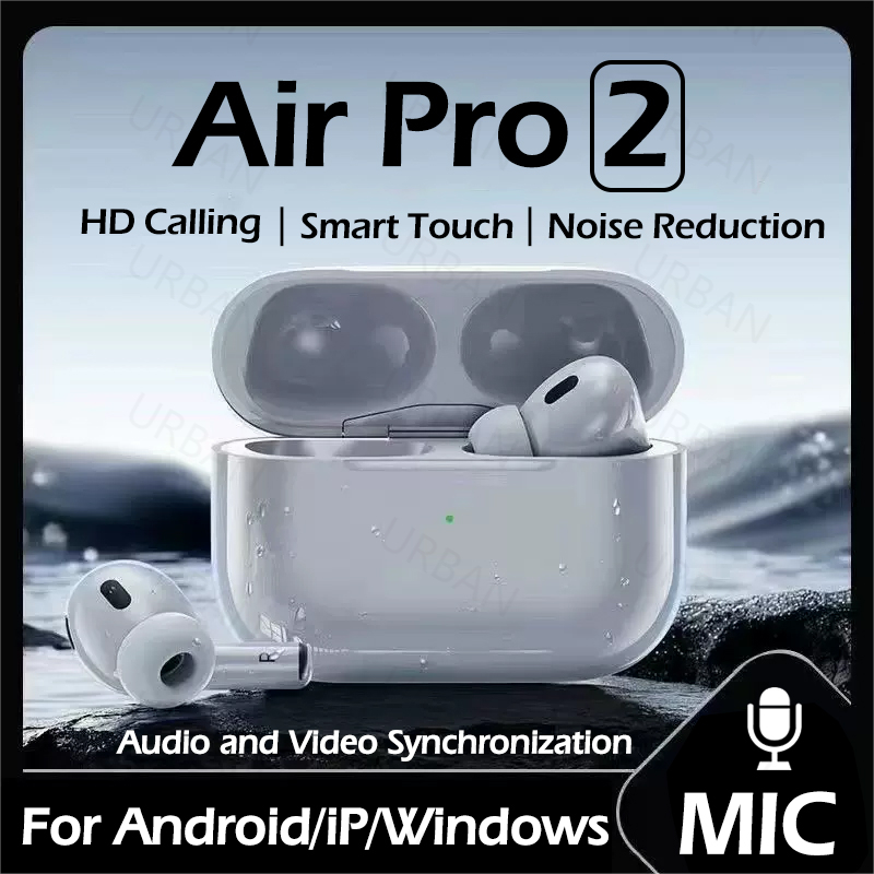 9D Stereo Touch Airs Pro 2 Wireless Bluetooth Earphones Low Latency ...