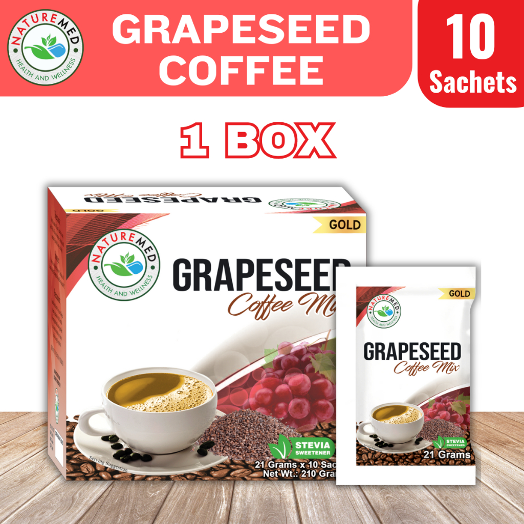 GRAPESEED COFFEE (Anti-oxidant)| 10 Sachets | Heart Disease, Diabetes ...
