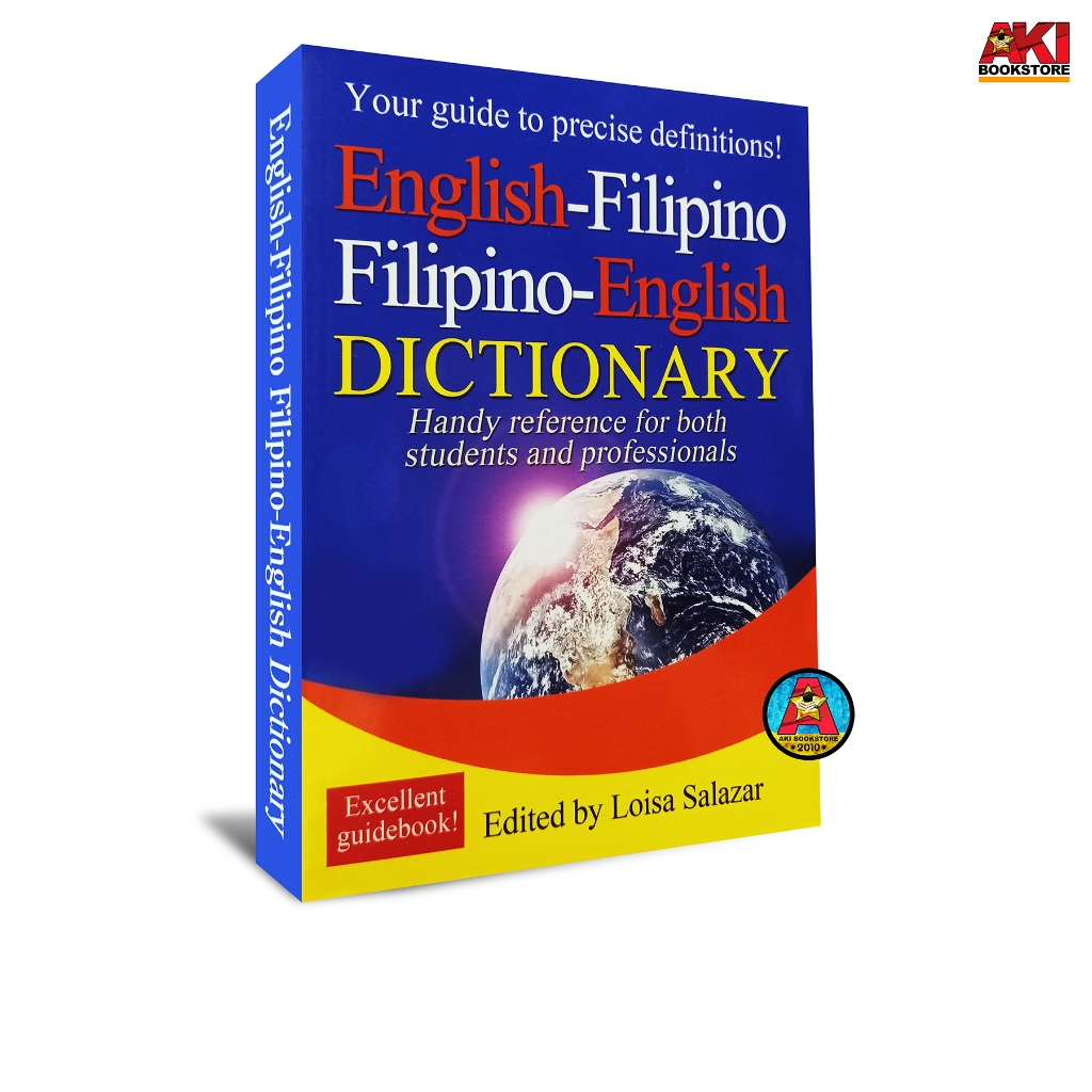 AUTHENTIC Dictionary English-Filipino Filipino-English Excellent ...