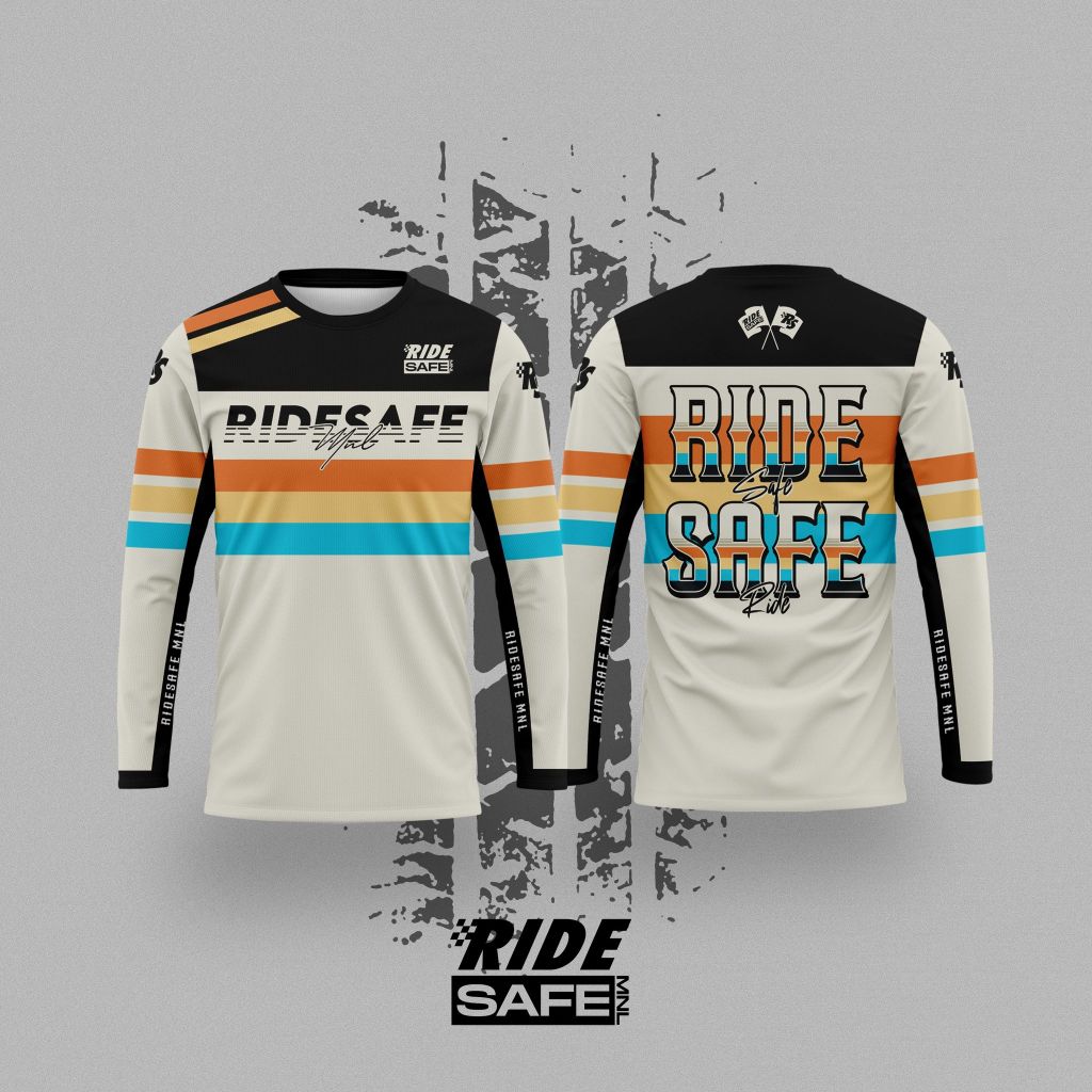 RSMNL 014 | RIDE SAFE MNL RIDING JERSEY | LONGSLEEVES | FULL SUBLIMATION | Shopee Philippines