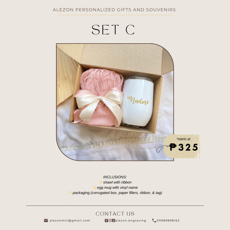WEDDING GIFT SET FOR ENTOURAGE / BRIDESMAIDS / NINANG | Shopee Philippines