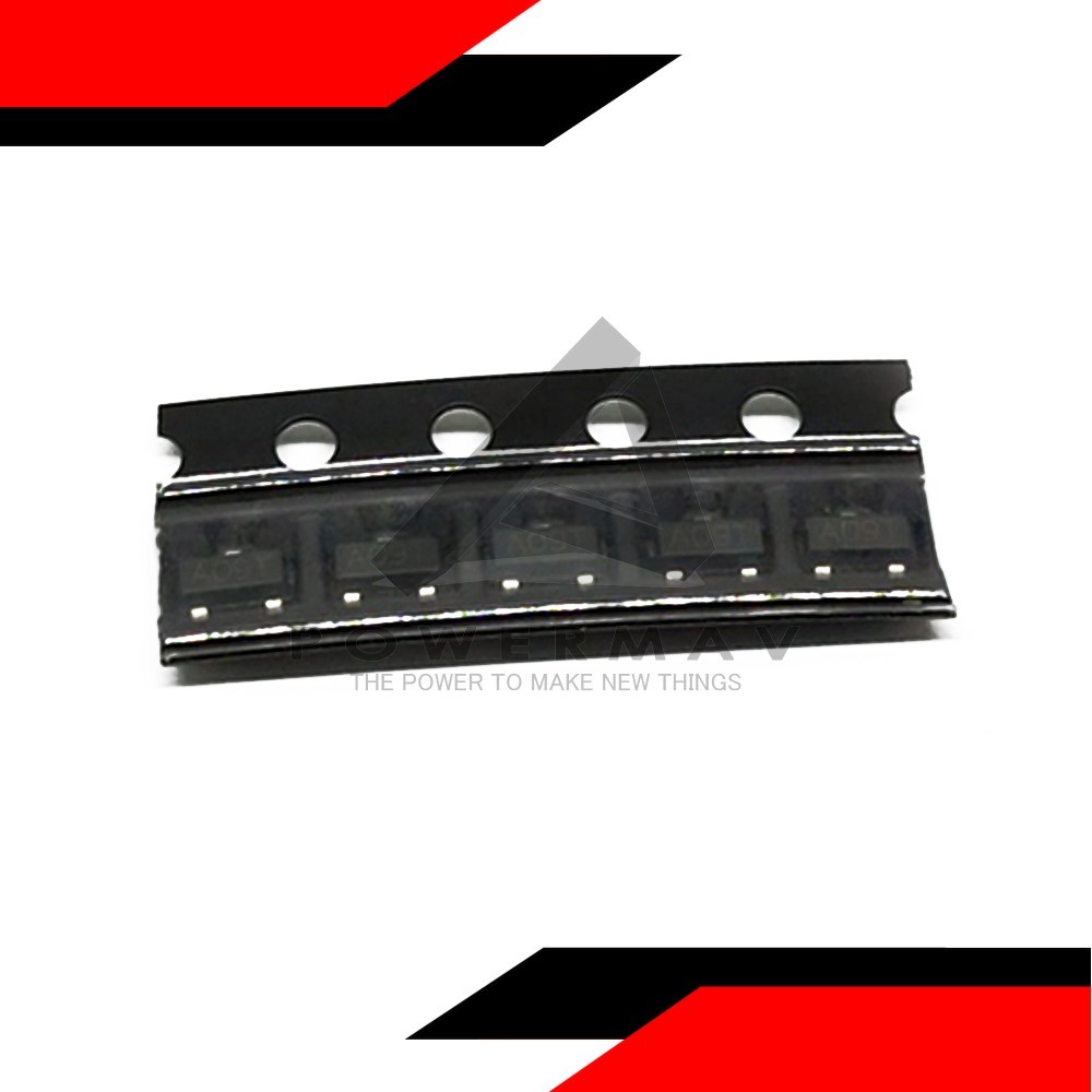 5pcs AO3400 A09T N-Channel MOSFET SMD 30V 5.8A 1.4W TRANSISTOR for pcb ...