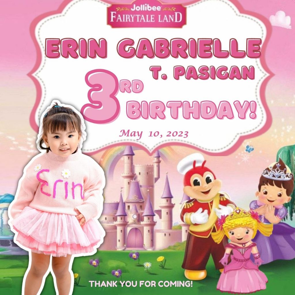 Jollibee Fairytaleland Sticker for Birthday Lootbags Gift Souvenirs ...