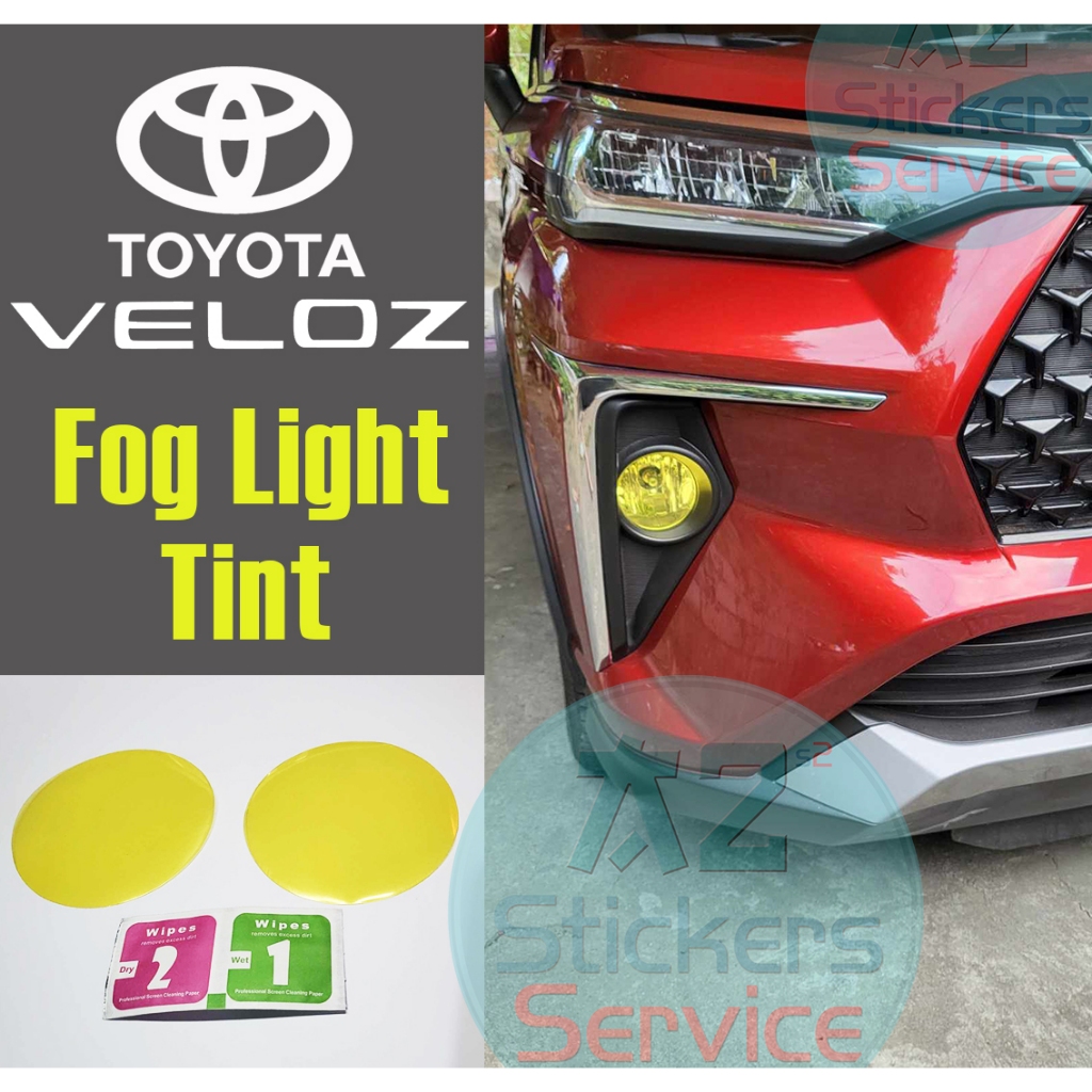 Toyota Veloz Fog Ligth Tint (2pcs) | Shopee Philippines
