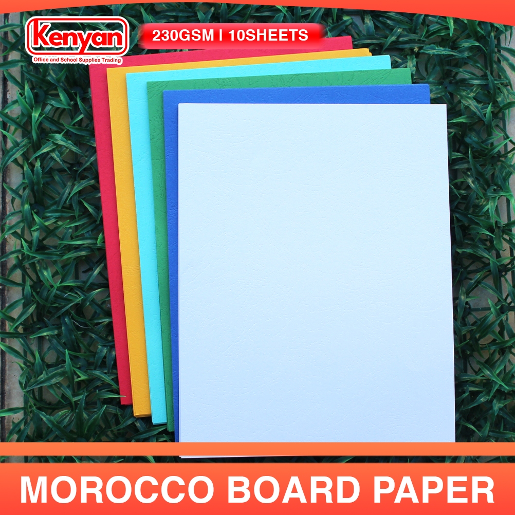 Morocco Board Paper Binding CoverDurable, Stiff, High-Quality 230GSM ...