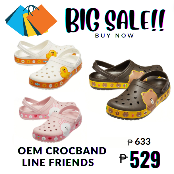 CS07 Crocs Fun Lab LINE Friends Clog | Shopee Philippines