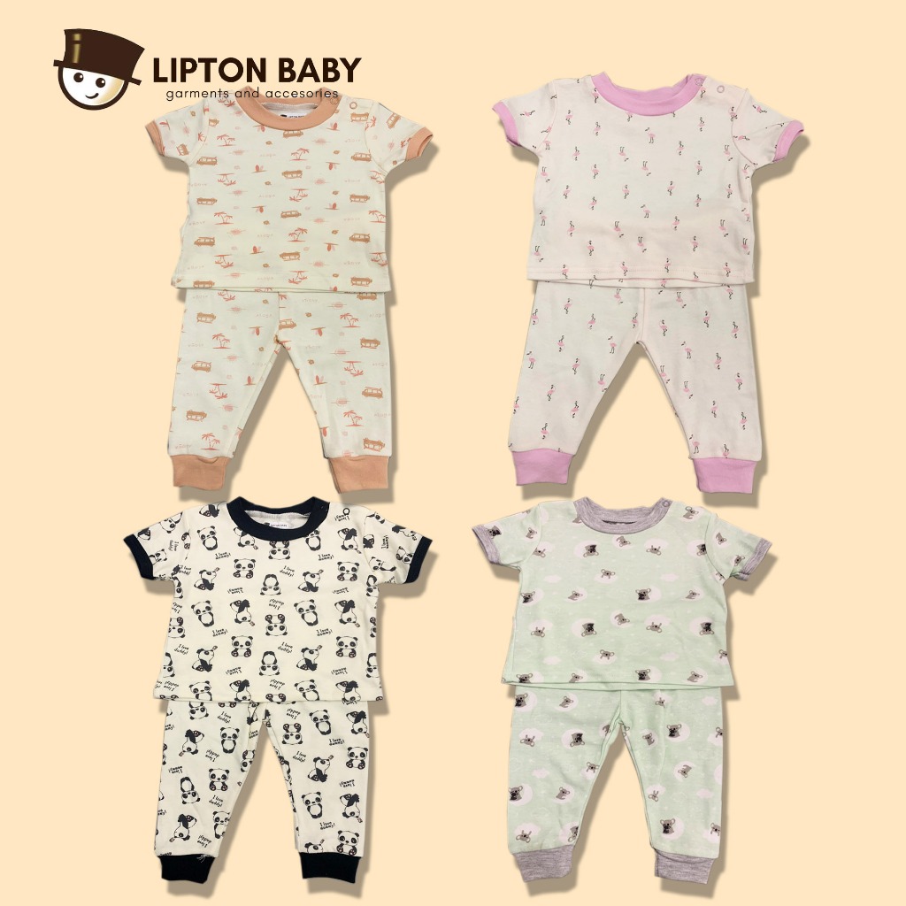 Lipton Baby Sleepwear Tshirt Pants | Shopee Philippines
