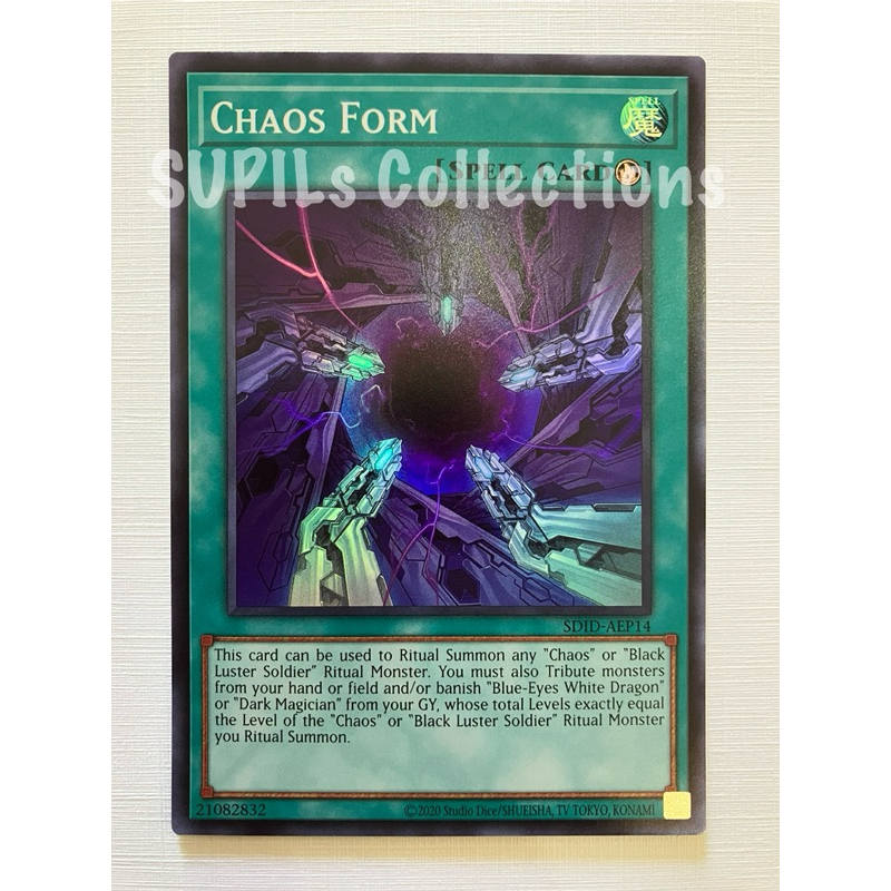 YuGiOh! AE Chaos Form SDID-AEP14 (SR) | Shopee Philippines
