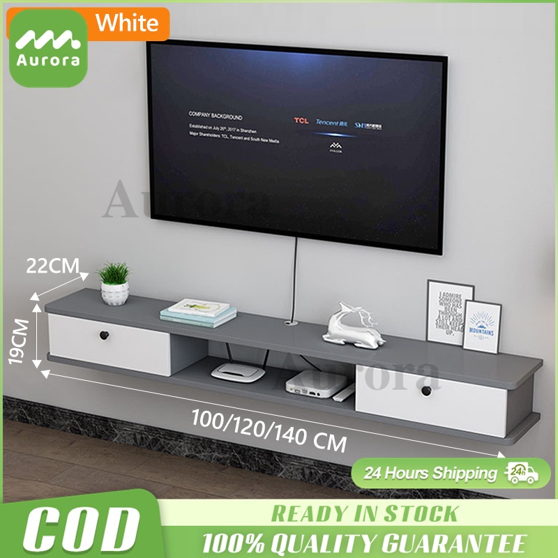 Aurora wall-mounted TV cabinet hanging combination wall TV hanging ...