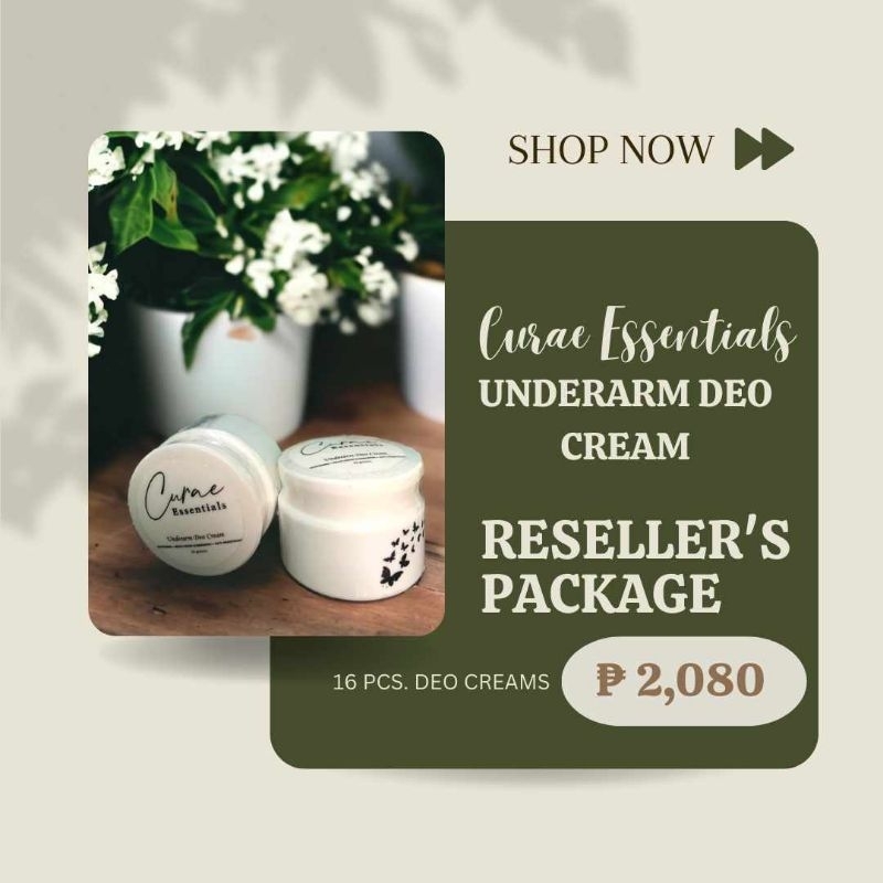 Curae Essentials Reseller Package(UA DeoCream) | Shopee Philippines