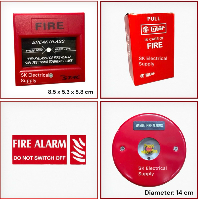 FIRE ALARM SWITCH | sk electrical | Shopee Philippines