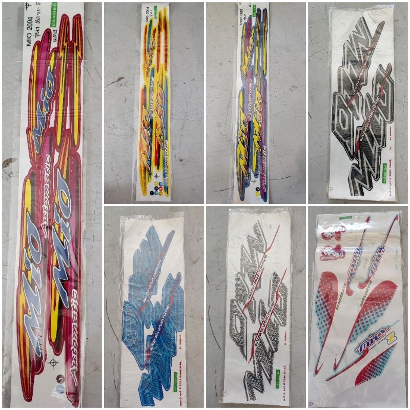 mio sporty laminated decals sticker made in thailand | Shopee Philippines