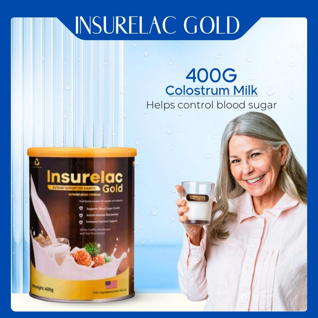 Insurelac colostrum supports diabetes Helps control blood sugar 400G ...
