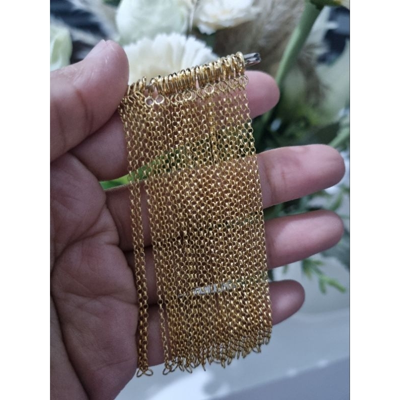 18k yellowgold chain extender for chains and bracelets (3inches ...
