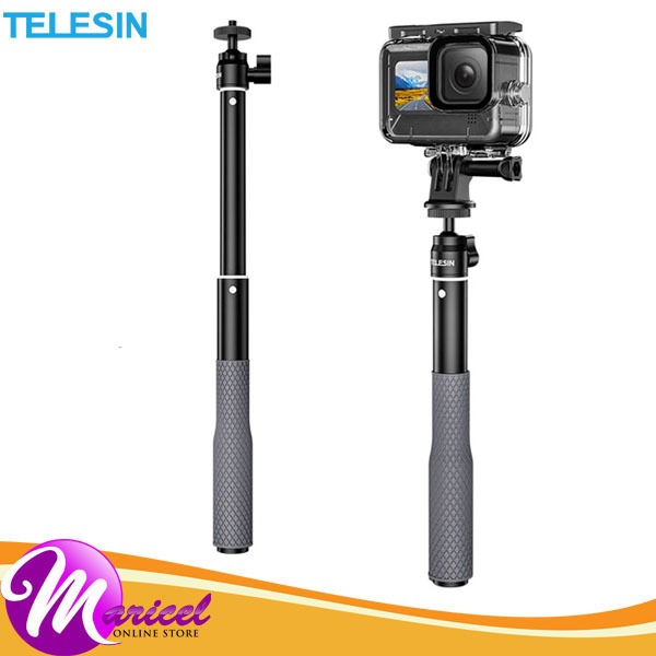 Telesin Action Camera Marine Stick Waterproof Extendable Carbon Fiber ...