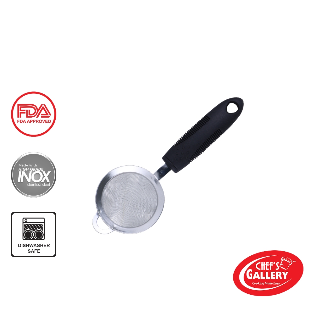Chef's Gallery Oil Strainer Fine Mesh Strainer Inox Stainless Steel Non ...