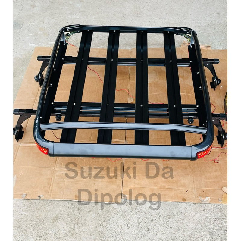 Roof Rack Carrier DA64 & DA17 with LED Lights For 50”x38” with Crossbar & Bracket for Minivan ...