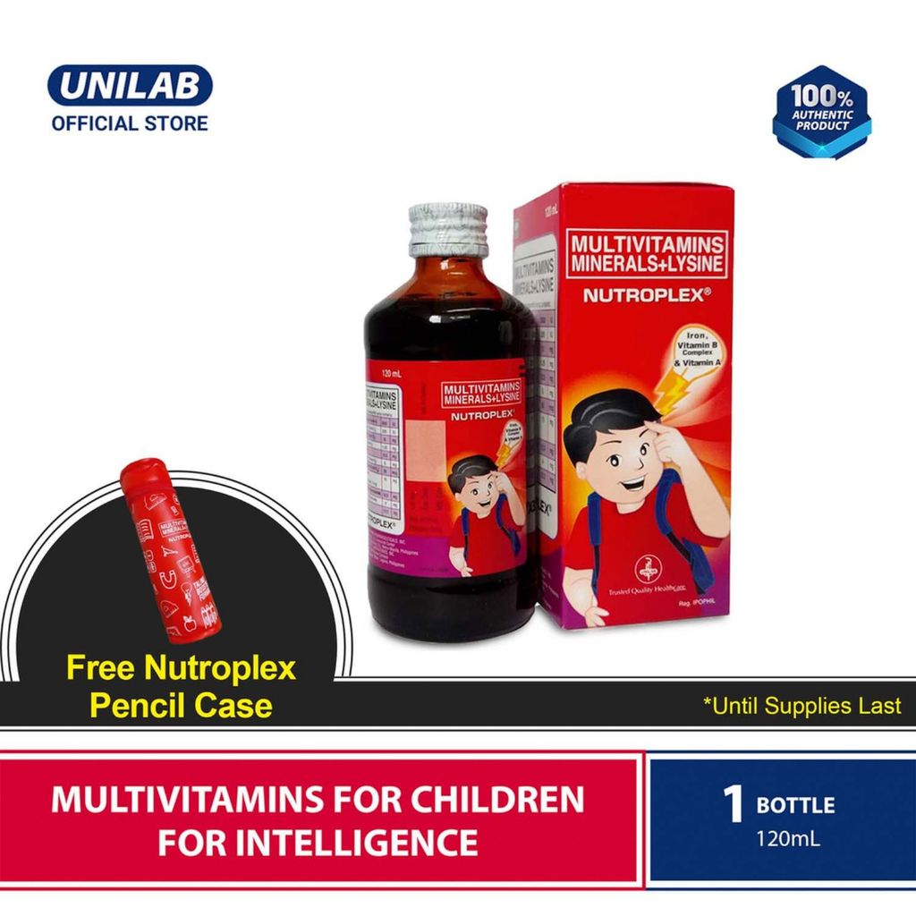 Nutroplex 120mL Syrup Multivitamins For Children For Intelligence ...