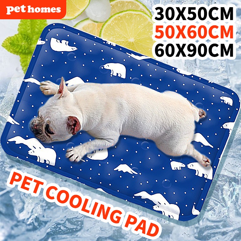 cooling pad for dogs Gel Ice Pad Bed Mat Quick pet Cooling Sleeping Mat ...