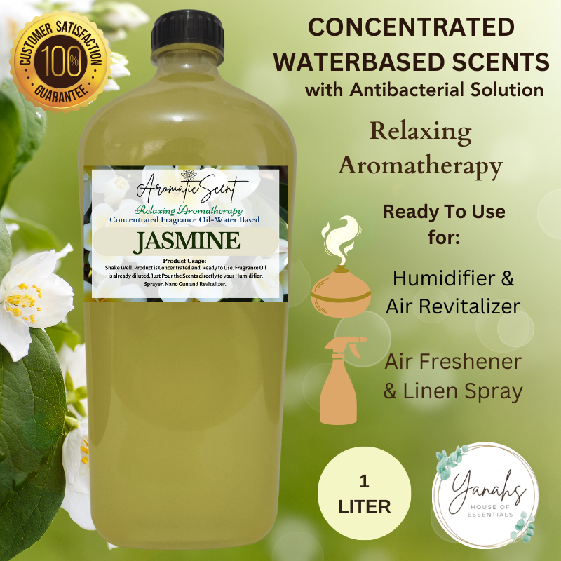 JASMINE Scent 1L Water Based Essential Oil for Humidifier, Air ...
