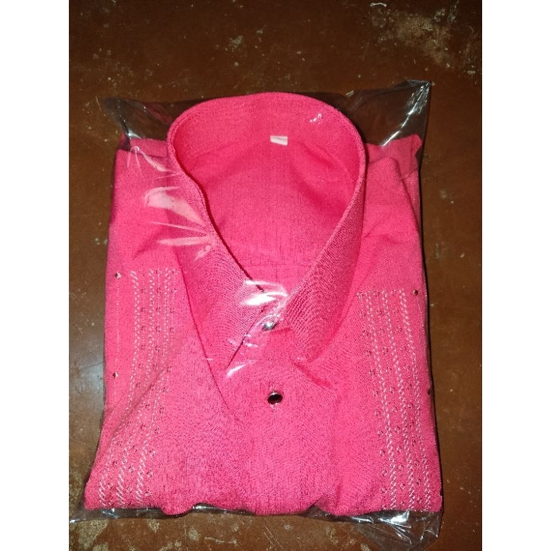 polo barong short sleeve miyaki fabric🇮🇹 (RANDOM COMPUTERIZE DESIGN ...