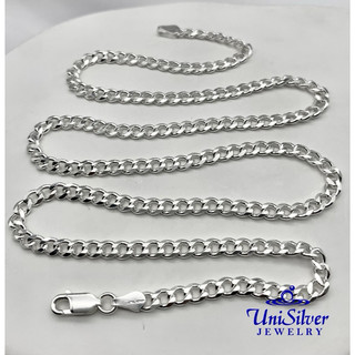 Unisilver 925 Sterling Men's Necklace (MND12) | Shopee Philippines