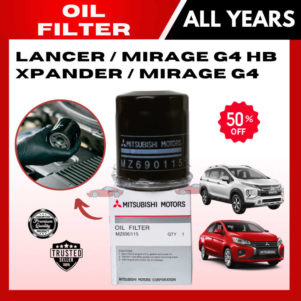 SALE! OIL FILTER for MITSUBISHI XPANDER / MIRAGE G4 / MIRAGE G4 HB ...