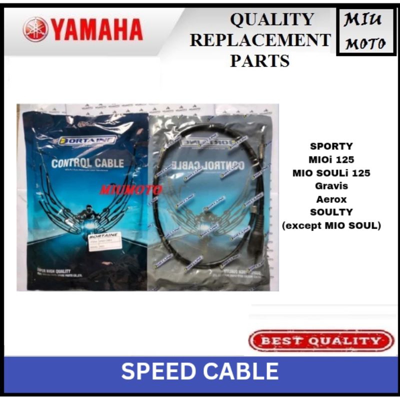 MIO Speed / Speedometer Cable Sporty, Mioi 125, MSi, Soul etc., (Yamaha ...