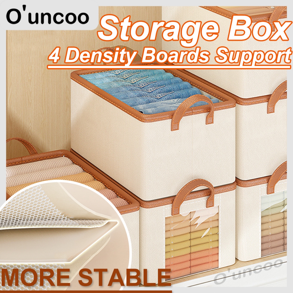 O'uncoo Clothes Organizers Wardrobe Large Storage Box Heavy Duty ...