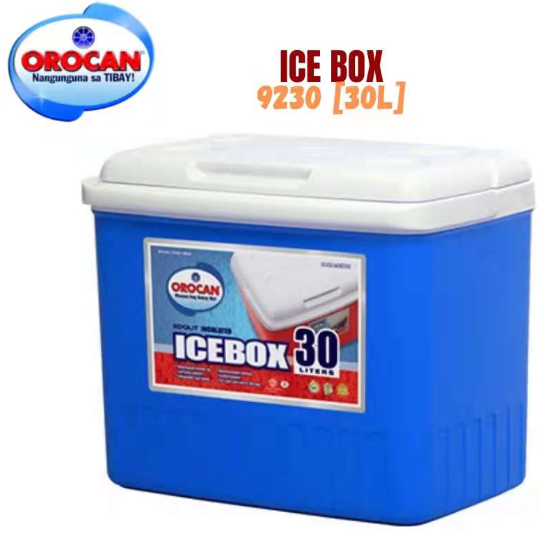 Ice Box Cooler Chest Insulated 30L w/free ice scoop RANDOM COLOR ...